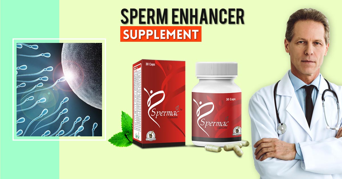 Spermac Capsules Sperm Count Booster Male Fertility Supplements